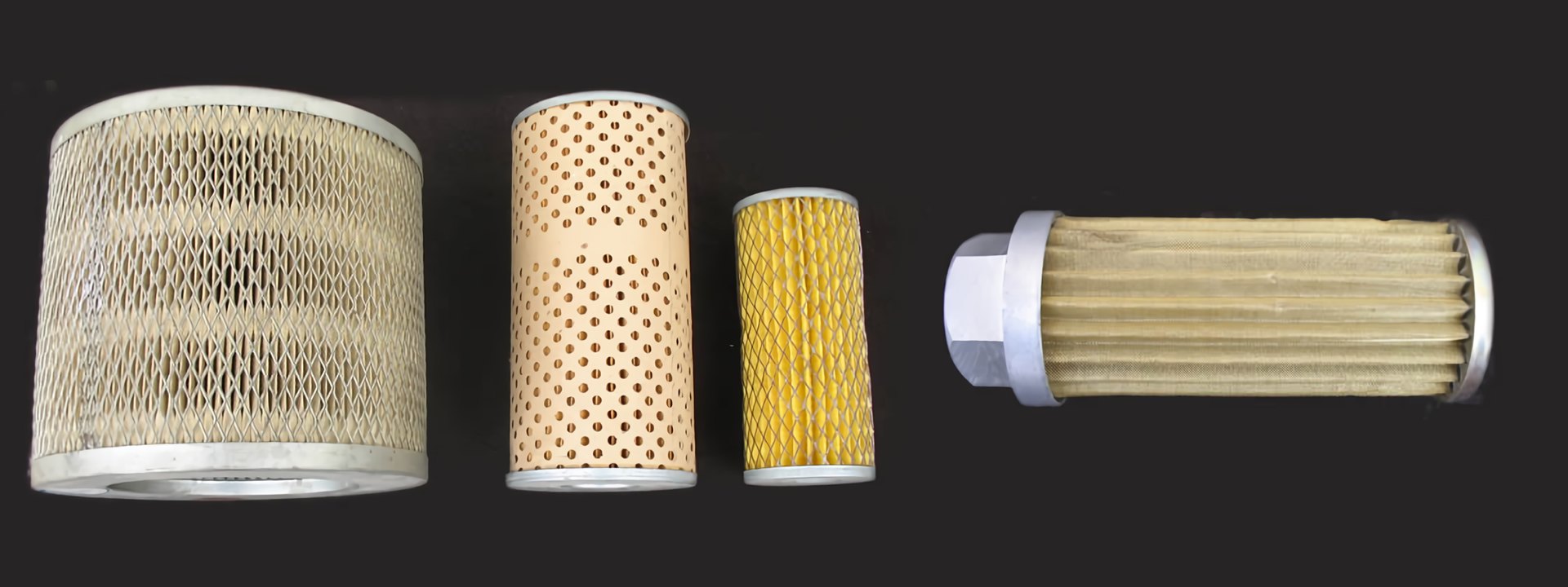 Filter Element for Oil or Liquid Filter, Pleated and Knitted Type